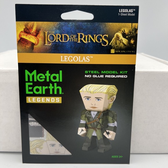 Games | Fascinations Metal Earth Legends Lord Of The Rings Legolas 3d ...